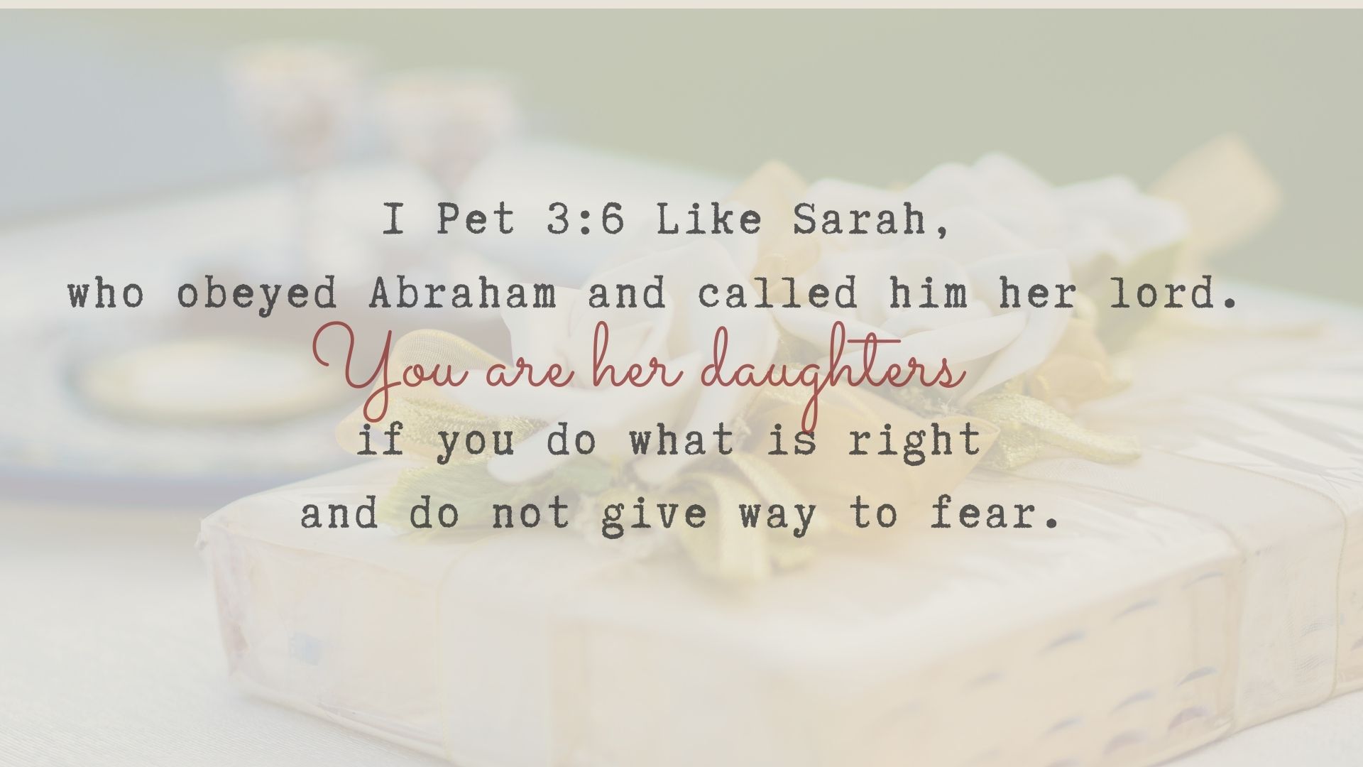 Daughters of Sarah – Praying W.I.F.E. Forum