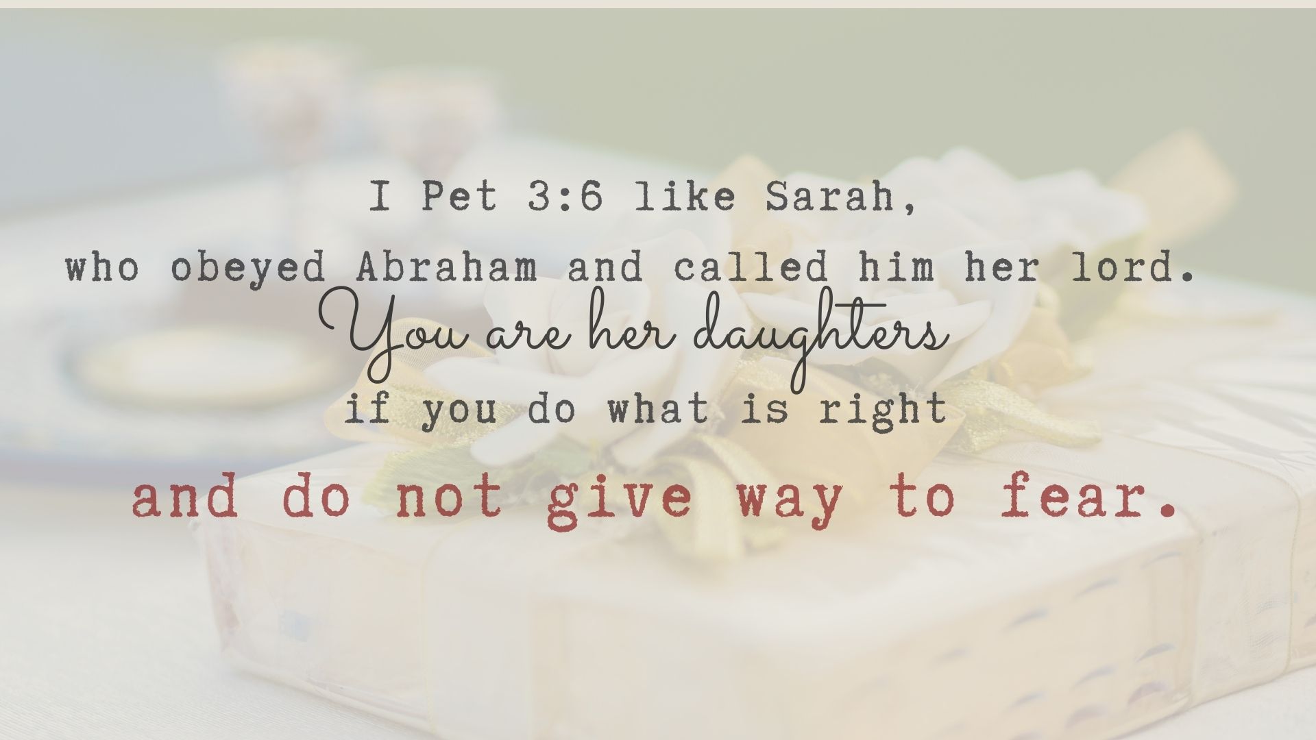 Daughters of Sarah – Praying W.I.F.E. Forum