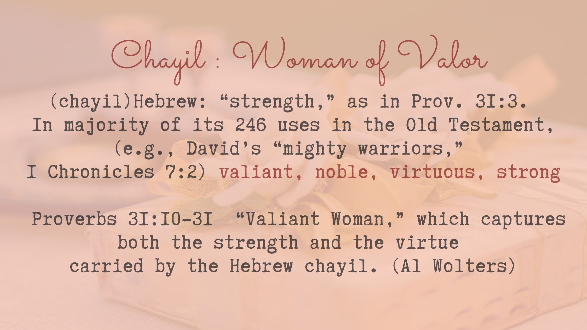 Daughters of Sarah – Praying W.I.F.E. Forum